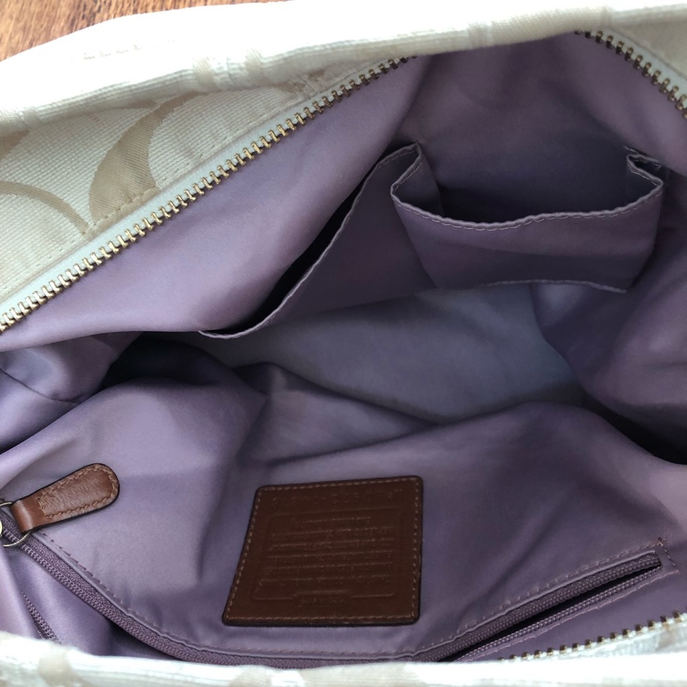 Vintage Coach Purse. Light Tan C Pattern. - Gem